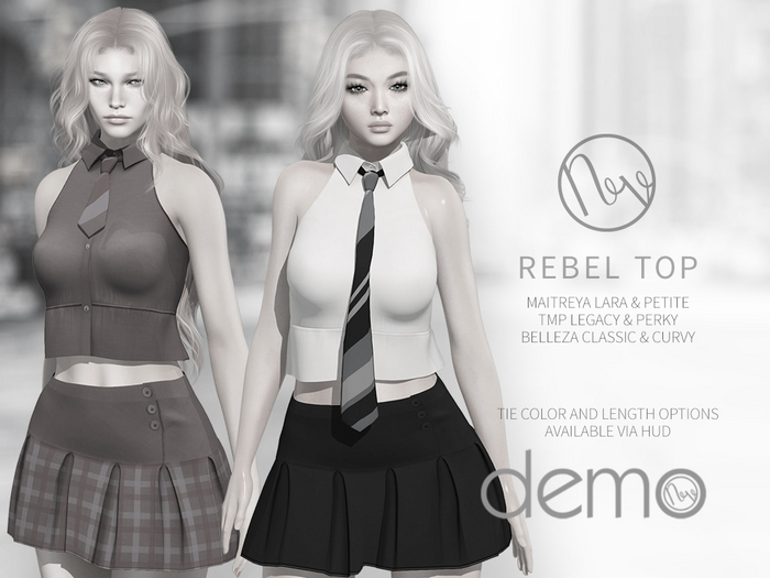 Second Life Marketplace Neve Demo Rebel All Sets